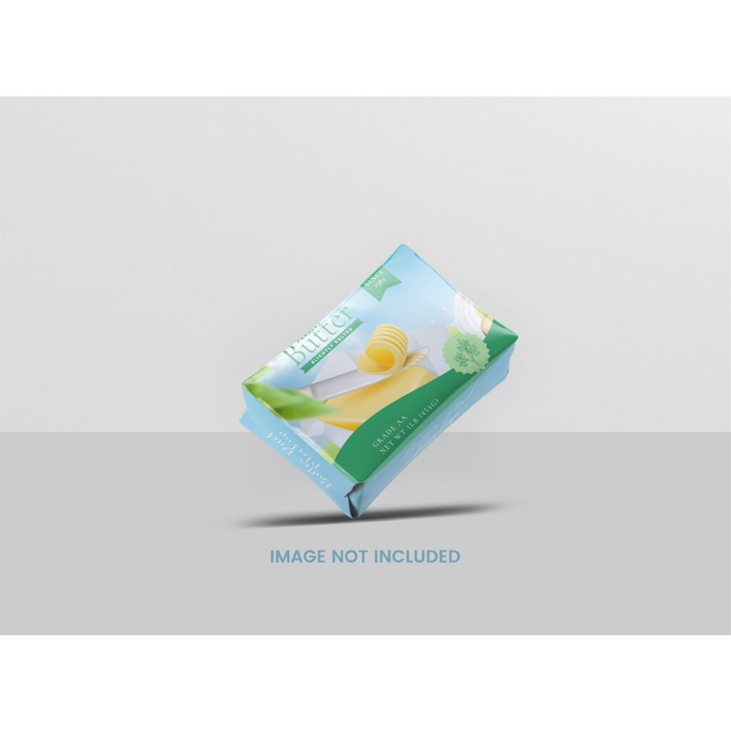 Spread Butter Wrap packaging Mockup - MasterBundles
