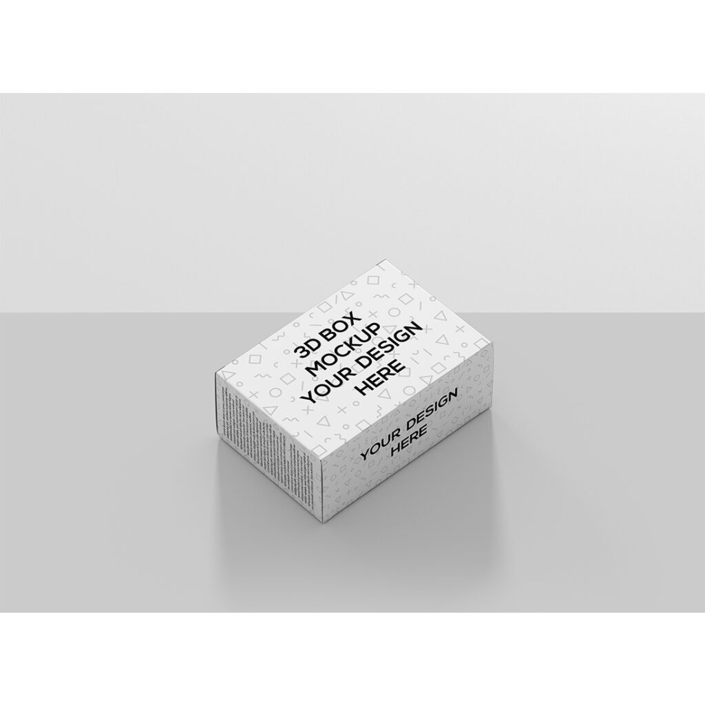 Slim Rectangle Box Mockup - MasterBundles