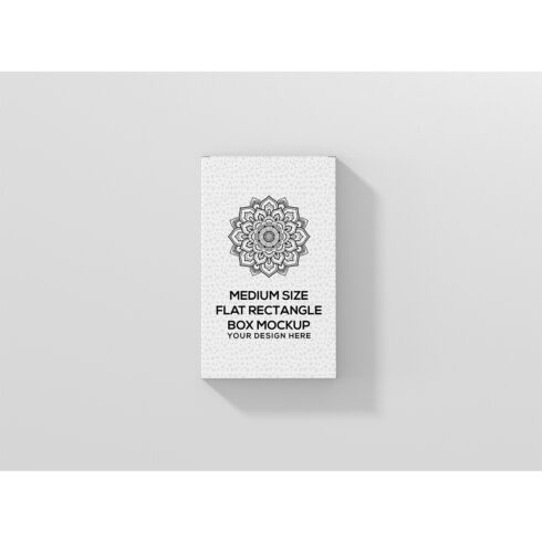 Medium Size Flat Rectangle Box Mockup - MasterBundles