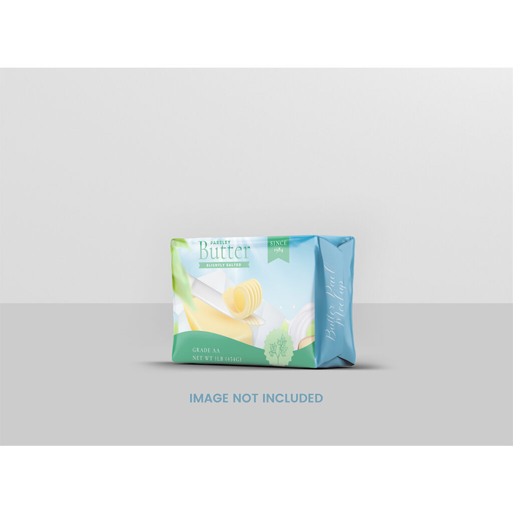 Spread Butter Wrap packaging Mockup - MasterBundles