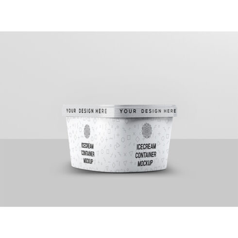 Ice Cream Packaging Container Mockup - MasterBundles