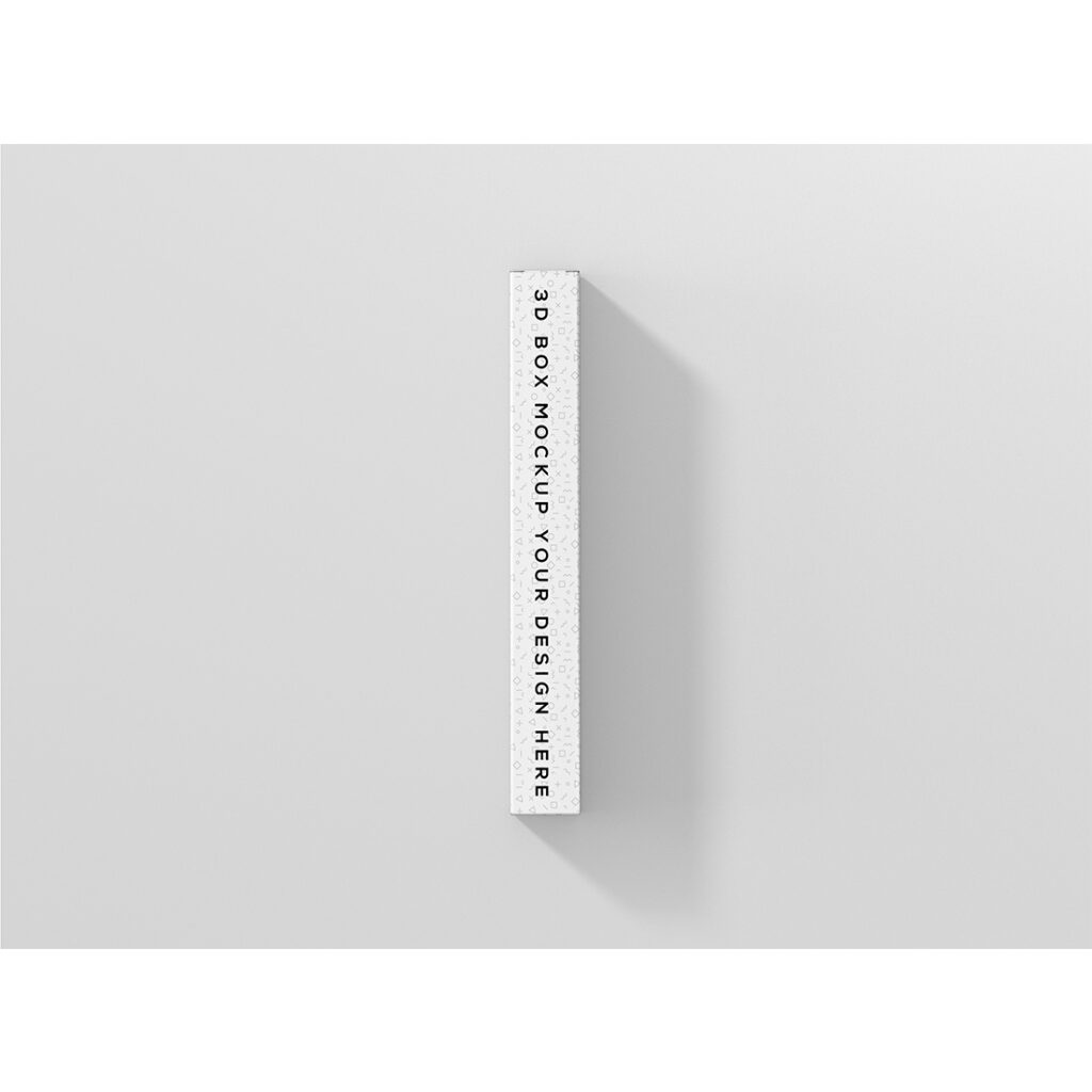 Slim High Rectangle packaging Box Mockup - MasterBundles