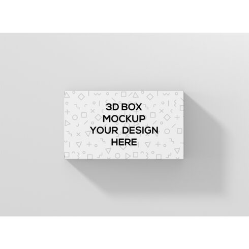 Wide Flat Rectangle Box Mockup - MasterBundles