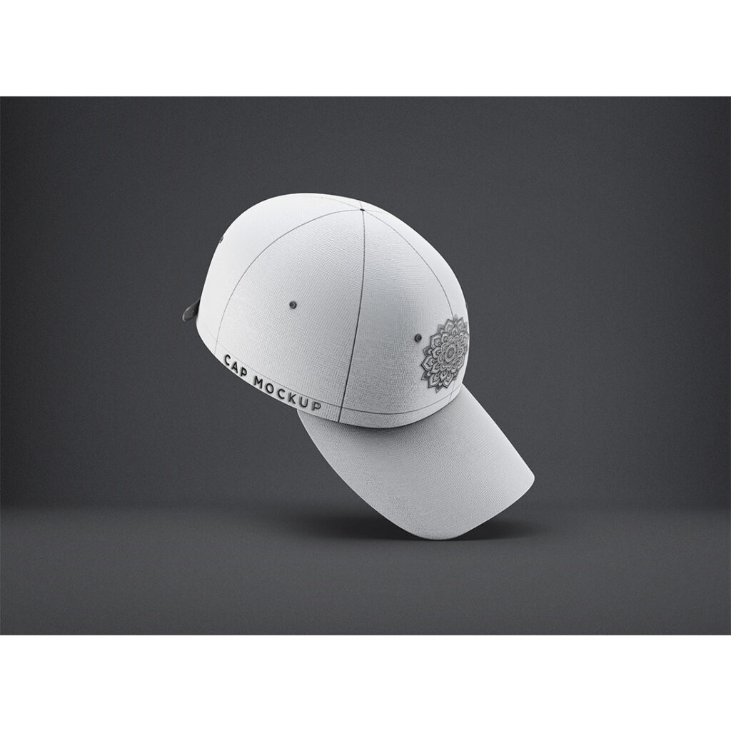 Snapback Baseball Cap Mockup - MasterBundles
