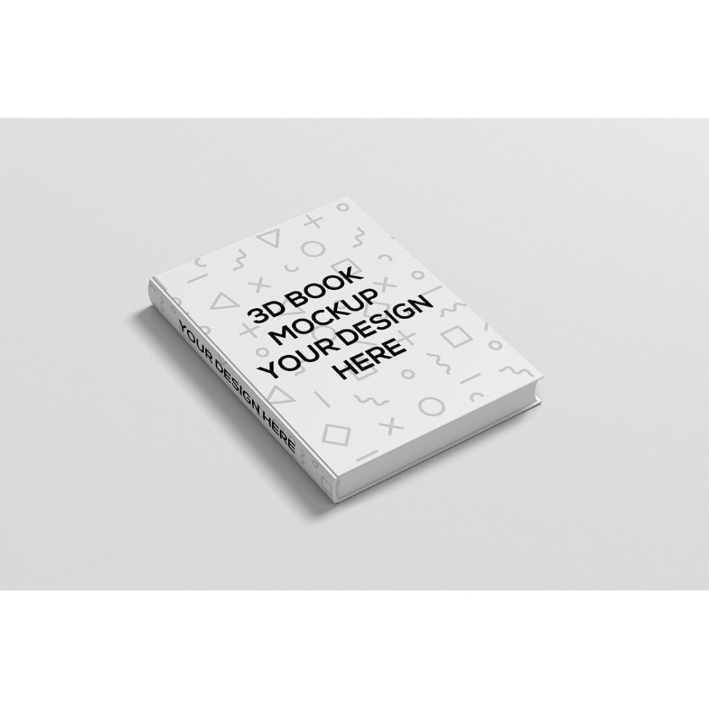 Realistic Hard Cover Book Mockup Masterbundles
