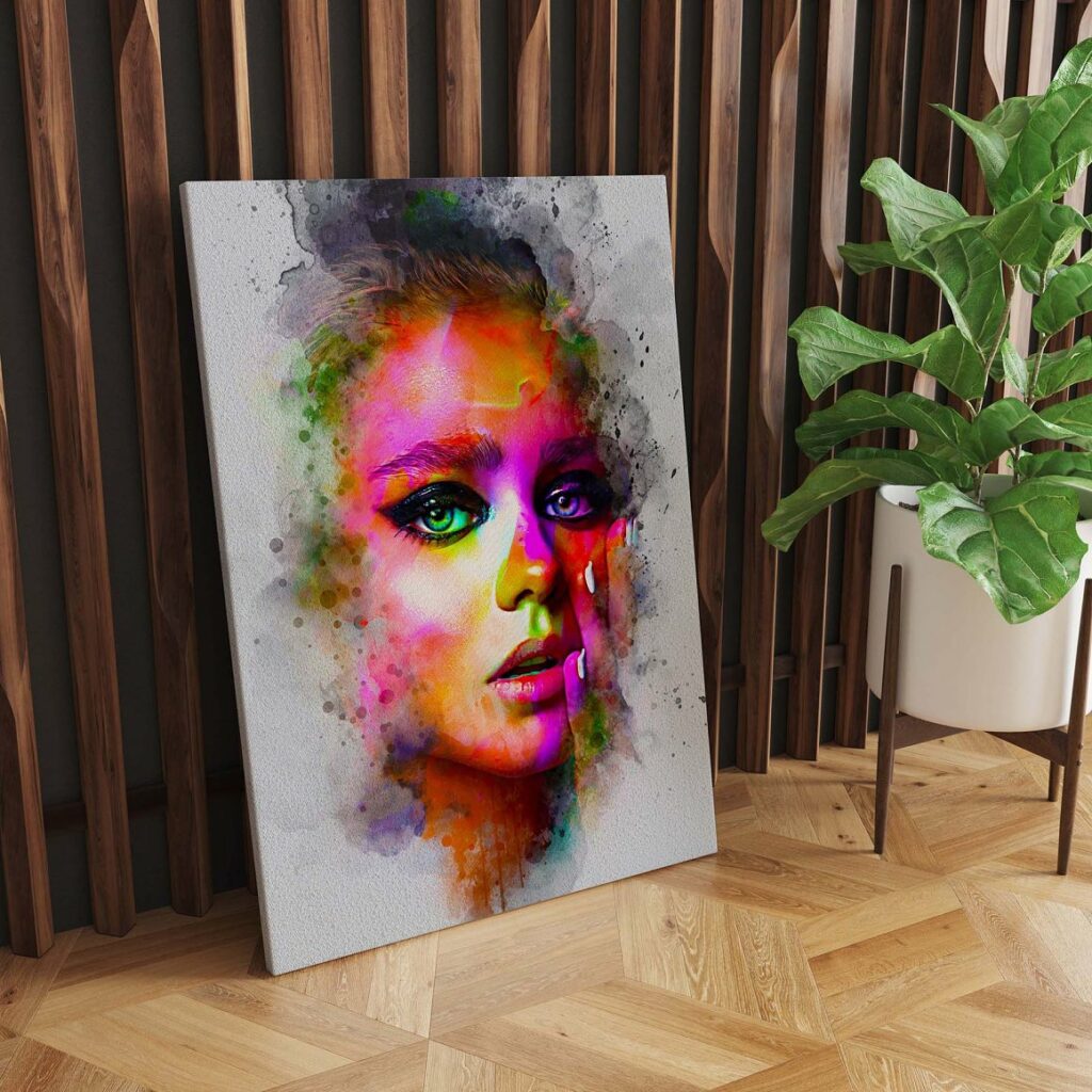 Colorful Portrait Digital Painting - MasterBundles