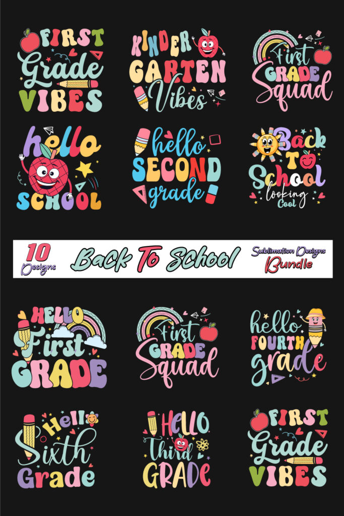 Back to School Sublimation Bundle 2 - MasterBundles