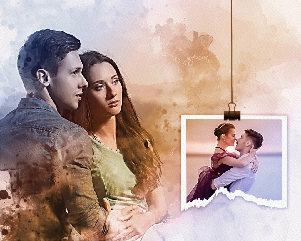Family Watercolor Painting Effect - MasterBundles