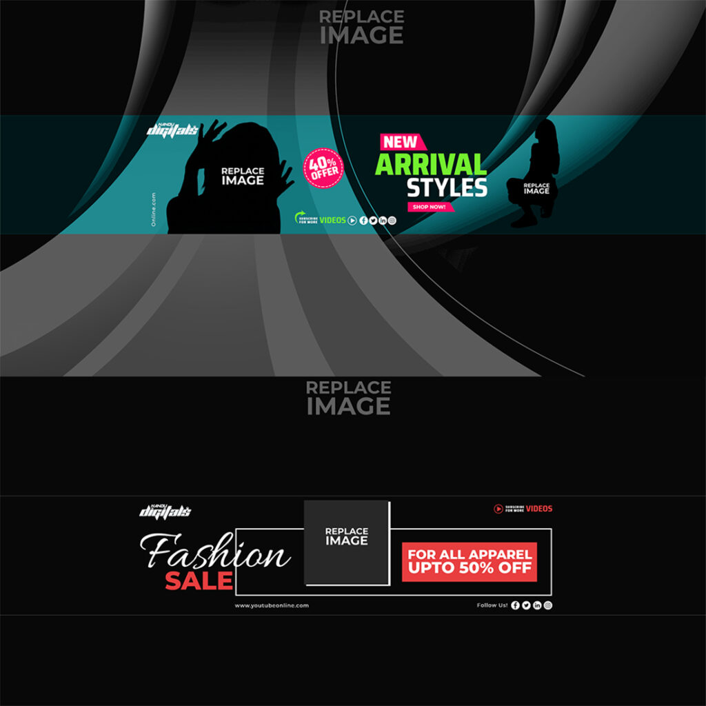 30 YouTube Cover Art Templates - MasterBundles