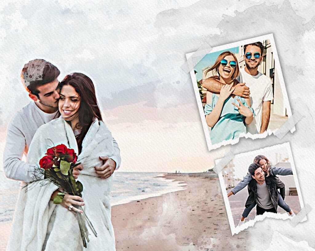 Family Watercolor Painting Effect - MasterBundles