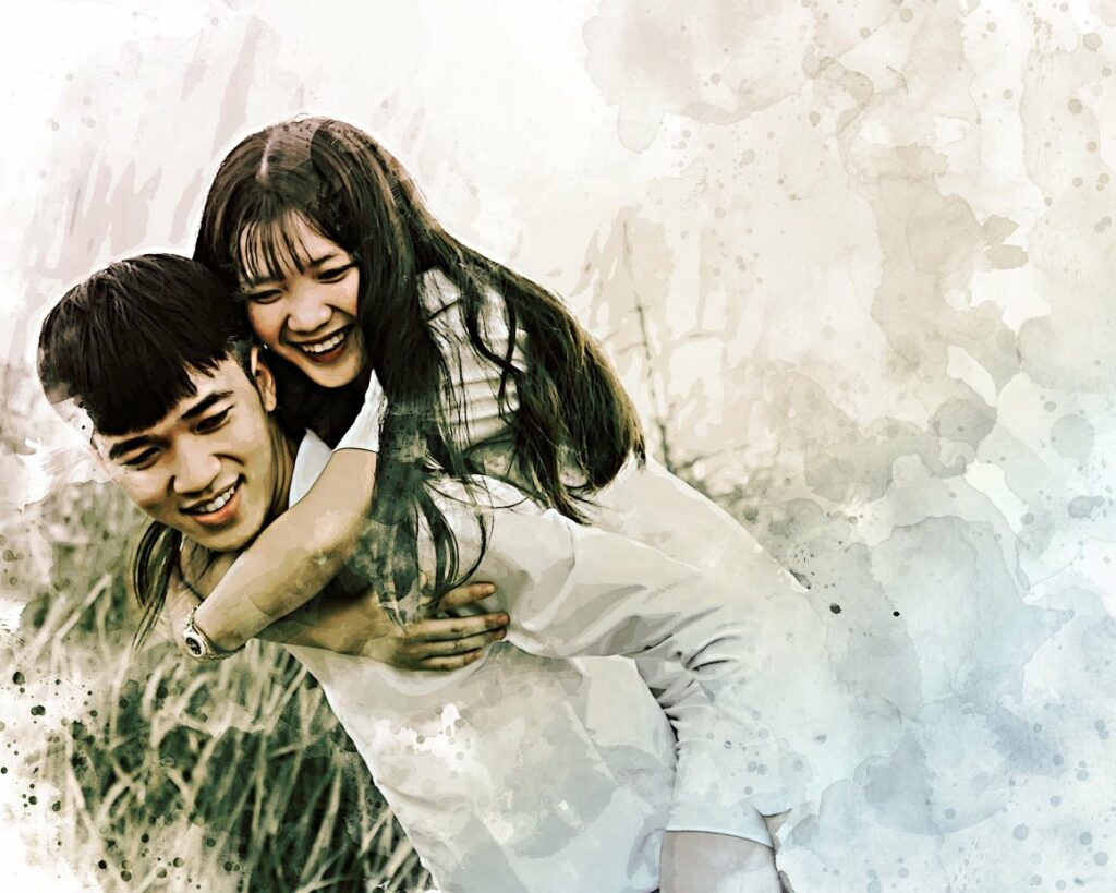 Family Watercolor Painting Effect - MasterBundles