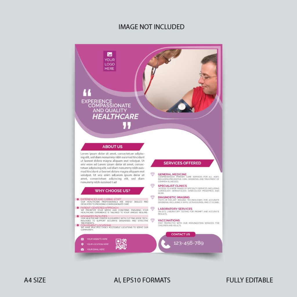 Healthcare flyer templates - MasterBundles