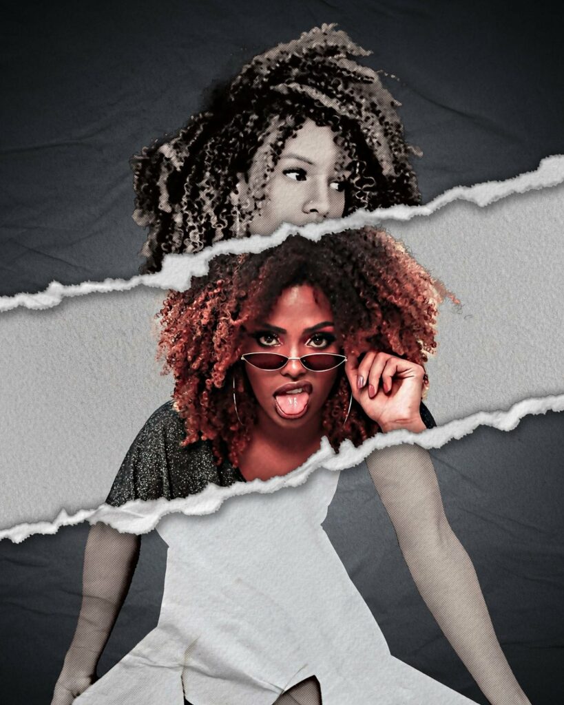 Photo Effect Ripped Paper Design - MasterBundles