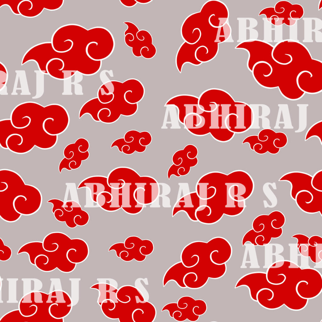 Naruto seamless pattern Textures for Room decor and Gift wrap ...