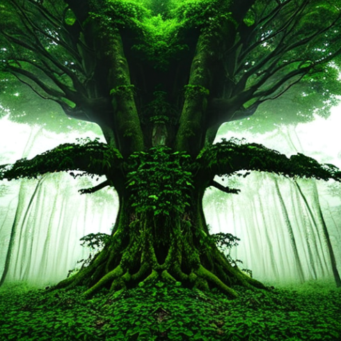 4 Beautiful Haunted Trees | Arts | Amazon Forest - MasterBundles