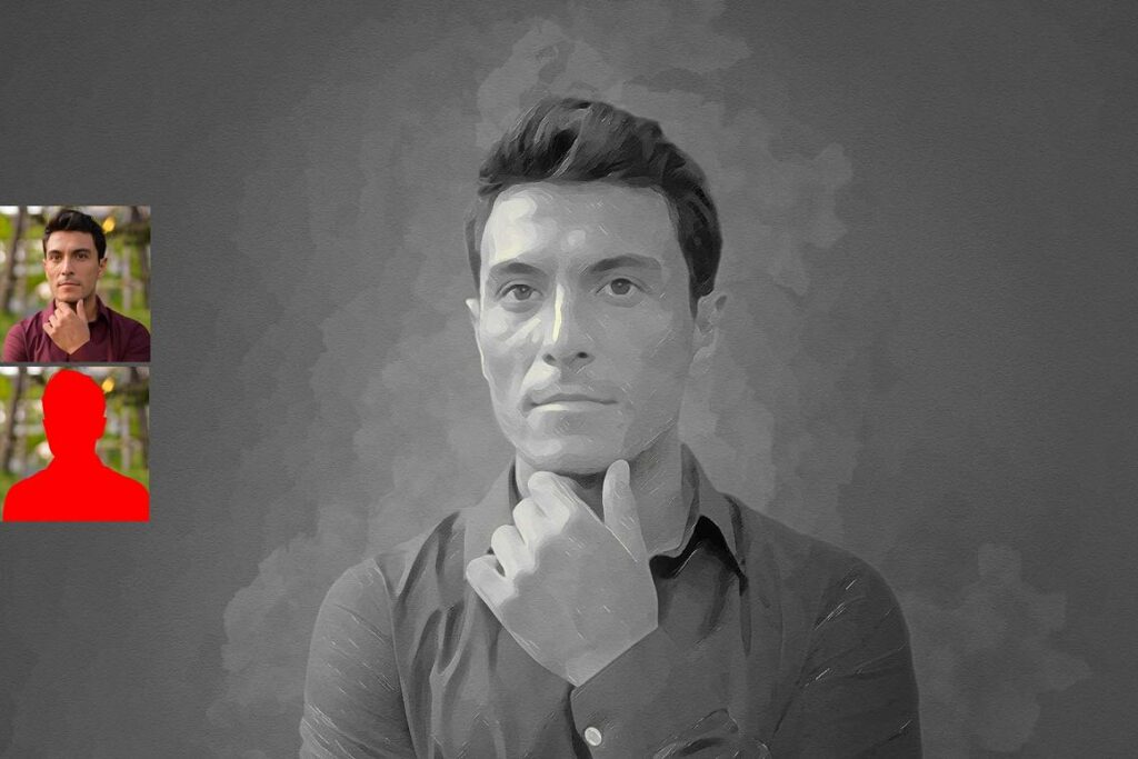 Black Realistic Oil Paint Effect - MasterBundles