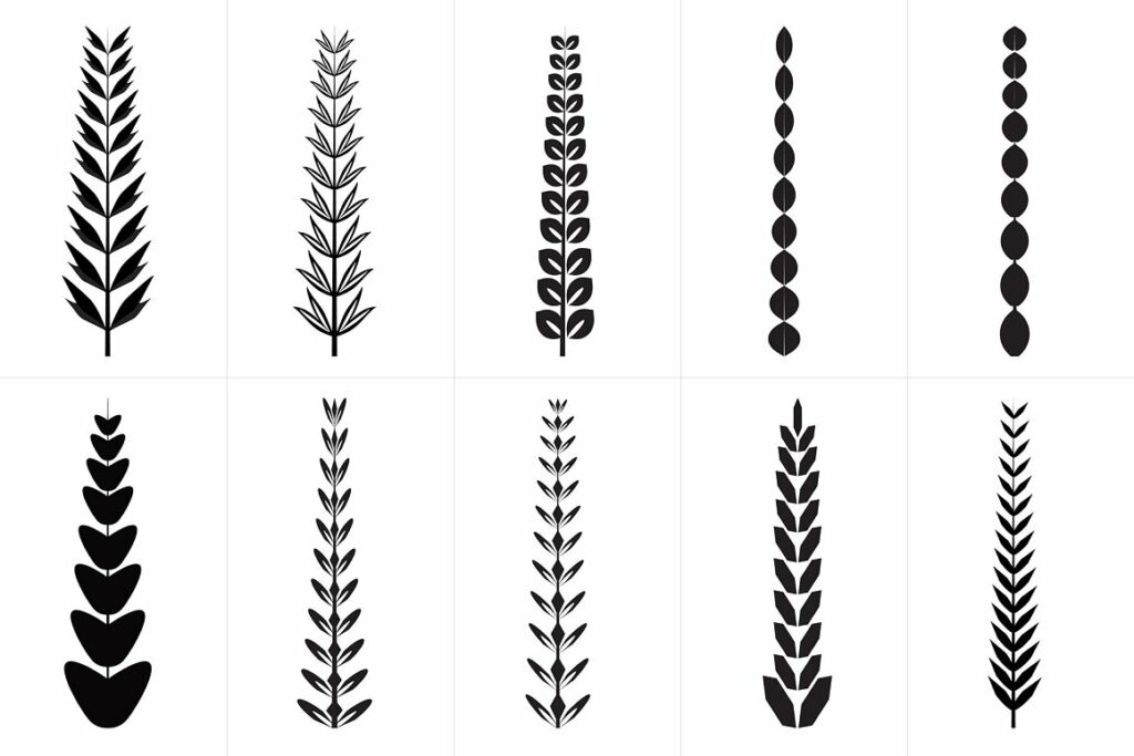 100 Hand Drawn Wreaths Brush Bundle - MasterBundles