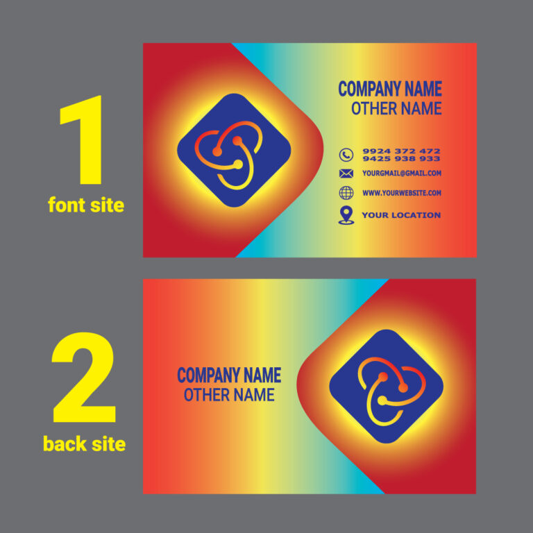 Simple business card design - MasterBundles