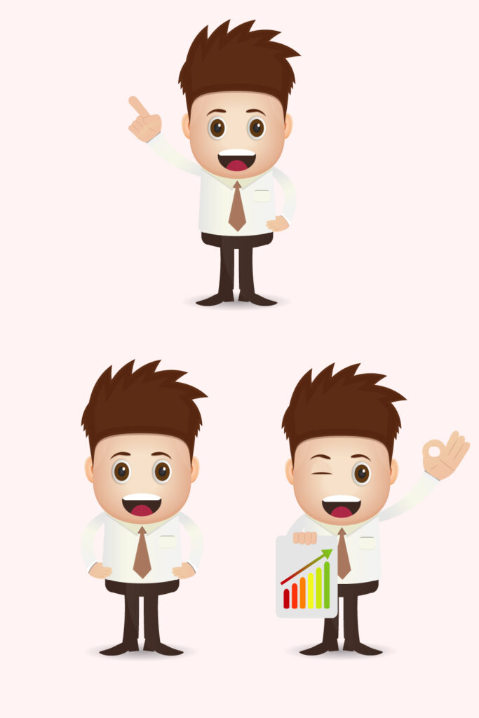 Cartoon Businessman Character - MasterBundles