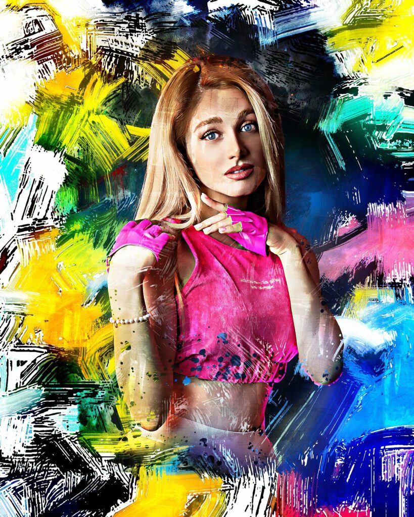 Easy Portrait Painting photo effect - MasterBundles
