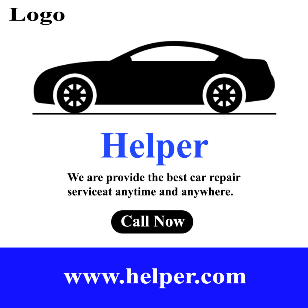 CAR HELPER SOCIAL MEDIA POSTER - MasterBundles