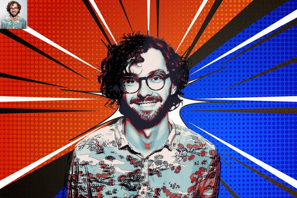 Editable Comic Art Photo Effect - MasterBundles