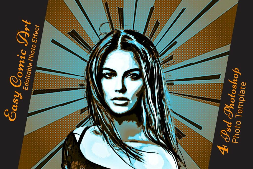 Easy Comic Art Editable Photo Effect - MasterBundles