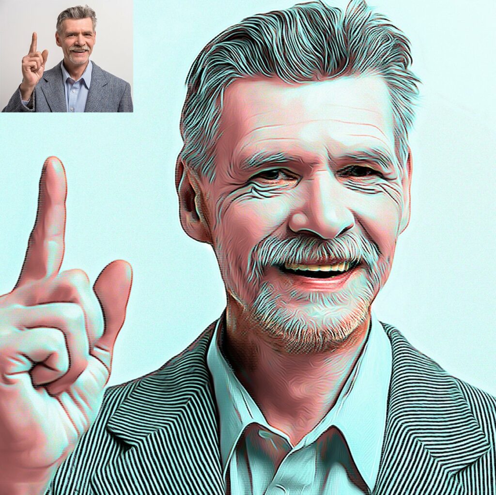 Digital Mix Art Photoshop Action - MasterBundles