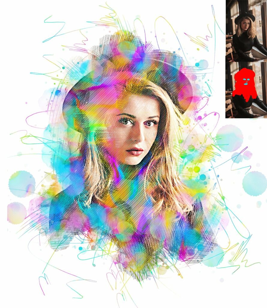 Dual Art Photoshop Action - MasterBundles