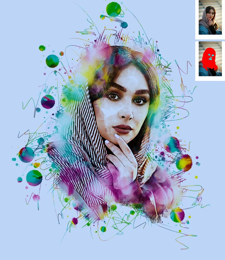 Dual Art Photoshop Action - MasterBundles