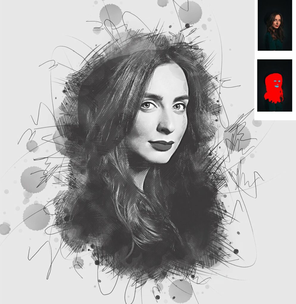 Dual Art Photoshop Action - MasterBundles