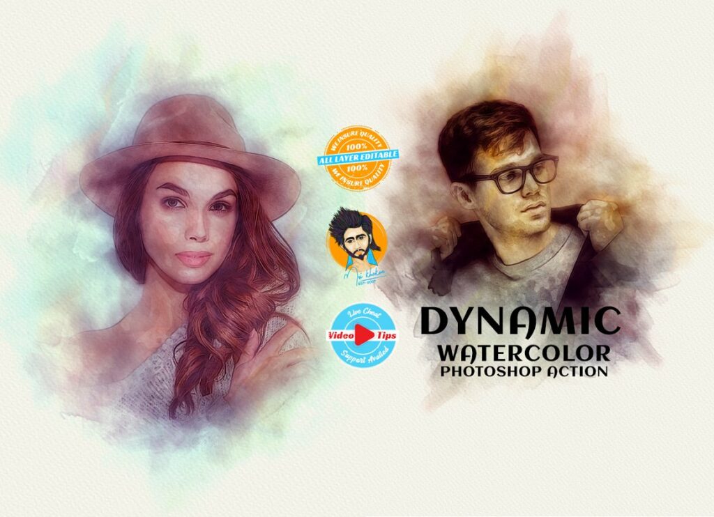Dynamic Watercolor Paint - MasterBundles