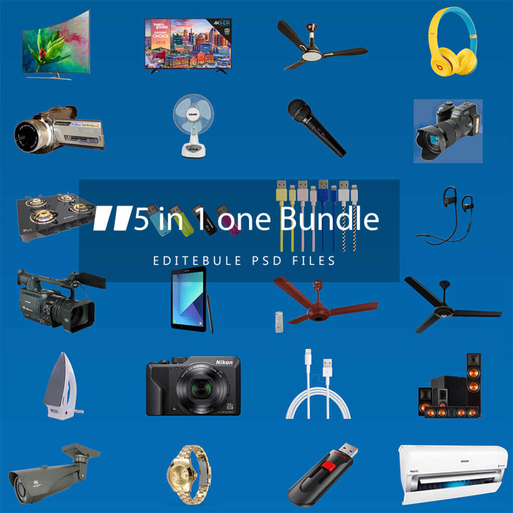 120 + Products Electric PSD Images Bundle - MasterBundles