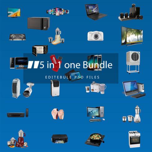 120 + Products Electric PSD Images Bundle - MasterBundles
