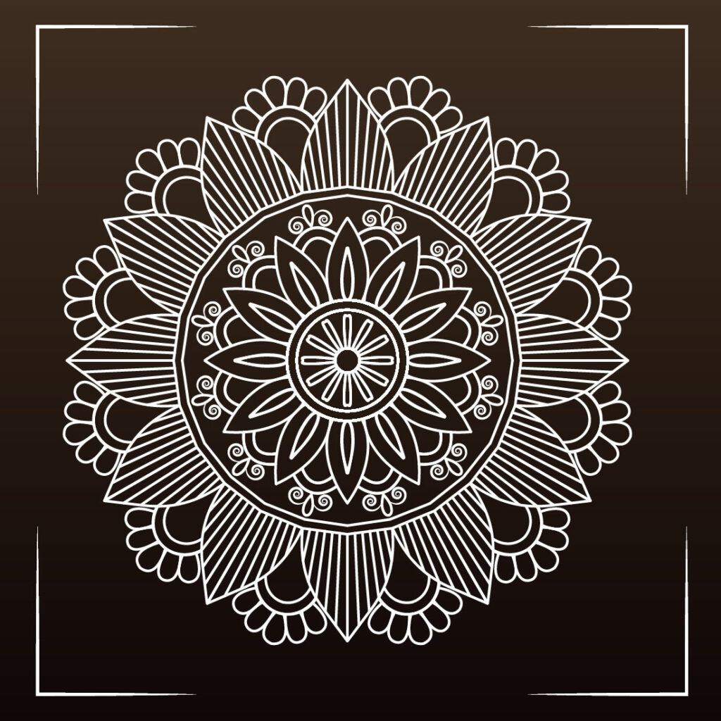 Floral Background Mandala Design Template SVG, Ai, EPS, PDF, JPG, PNG File - MasterBundles