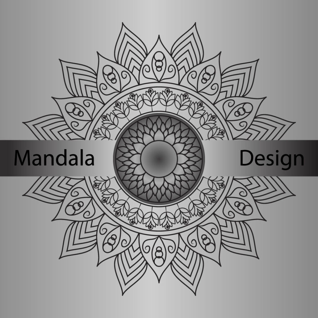 Floral Mandala Pattern Design Template SVG, Ai, EPS, PDF, JPG, PNG File ...