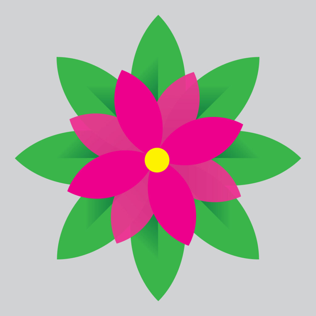 flower and background vector logo - MasterBundles