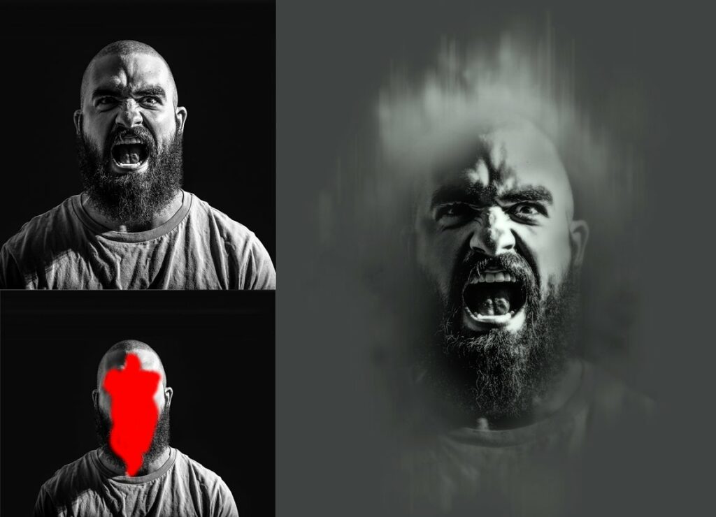 3D Focus Art Effect Photoshop Action - MasterBundles
