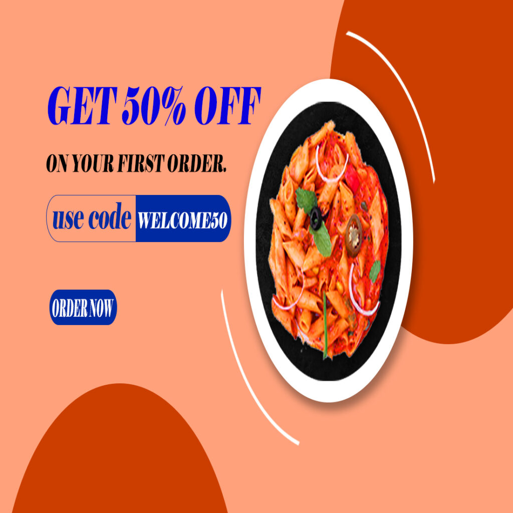 pasta social media poster design - MasterBundles