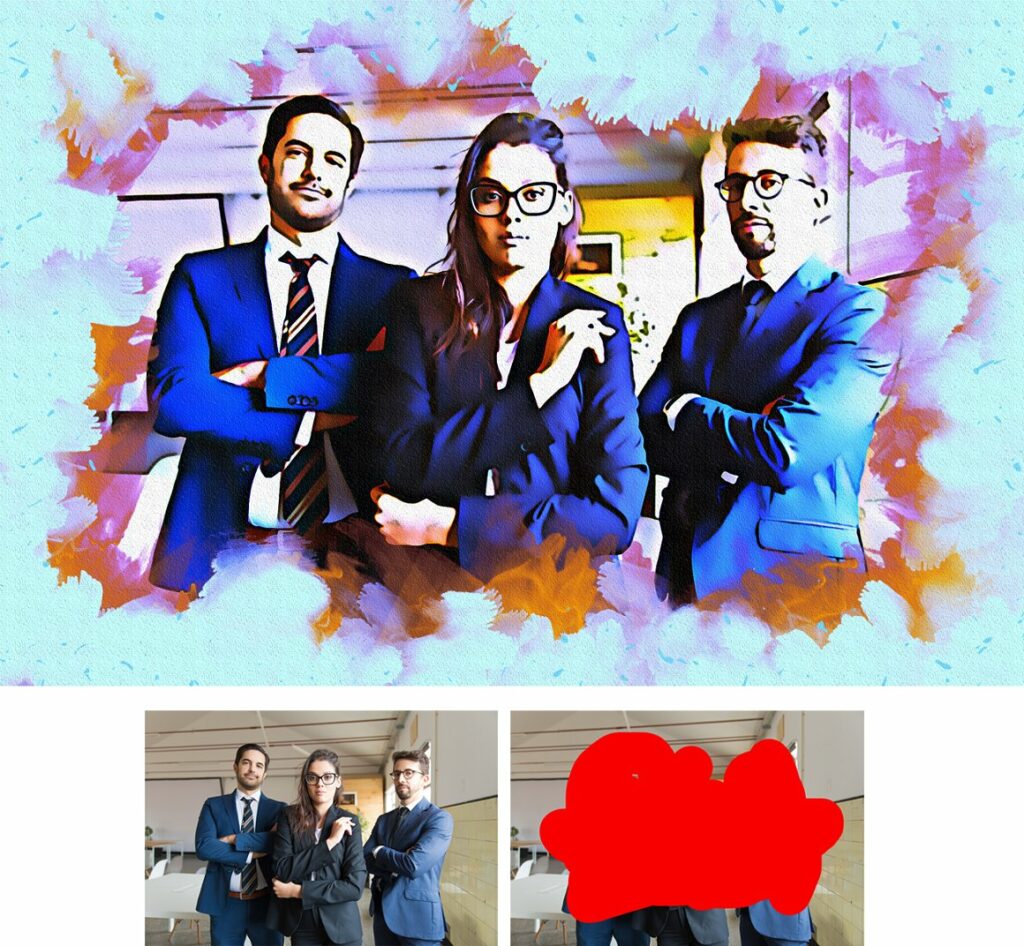 Frames & Art Framing PS Action - MasterBundles