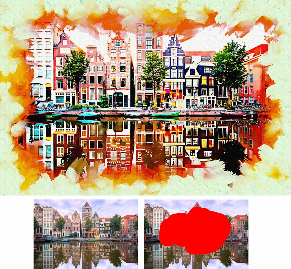 Frames & Art Framing PS Action - MasterBundles