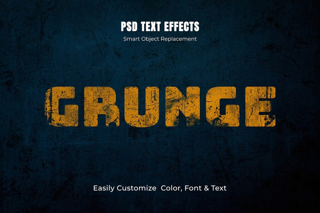 Editable Grunge Text Effect Bundle - MasterBundles