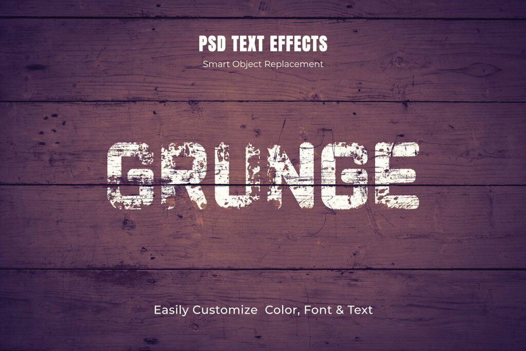 Editable Grunge Text Effect Bundle - MasterBundles