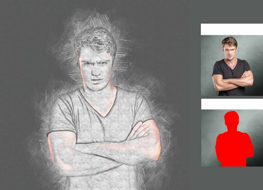 Incredible Glow Sketching Effects - MasterBundles