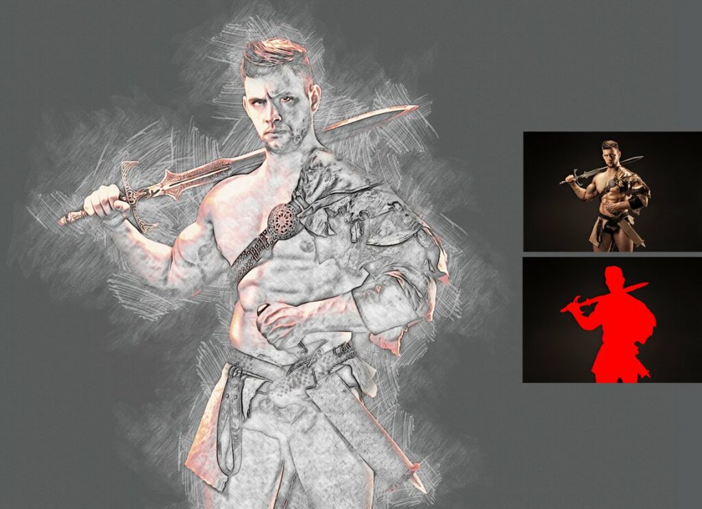 Incredible Glow Sketching Effects - MasterBundles