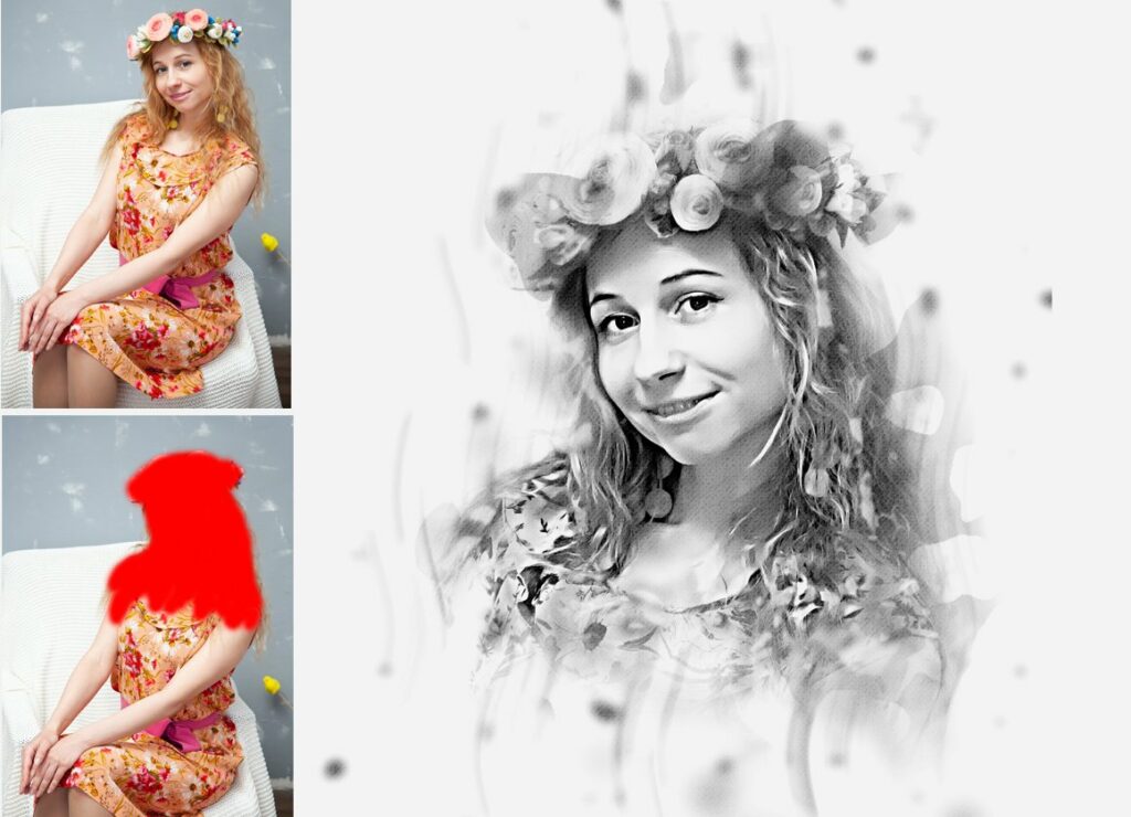 Ink Liquid Effect Photoshop Action 2 - MasterBundles