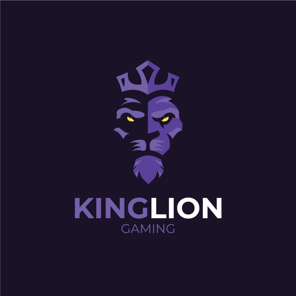 lion head emblem logo design. Lion head line art vector - MasterBundles