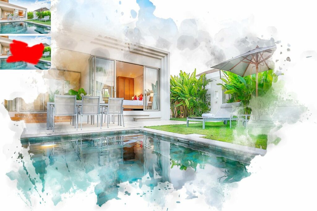 Land Scape Photo To Painting Effect - MasterBundles