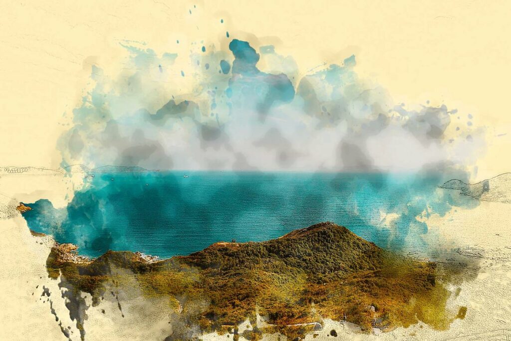 Land Scape Photo To Painting Effect - MasterBundles