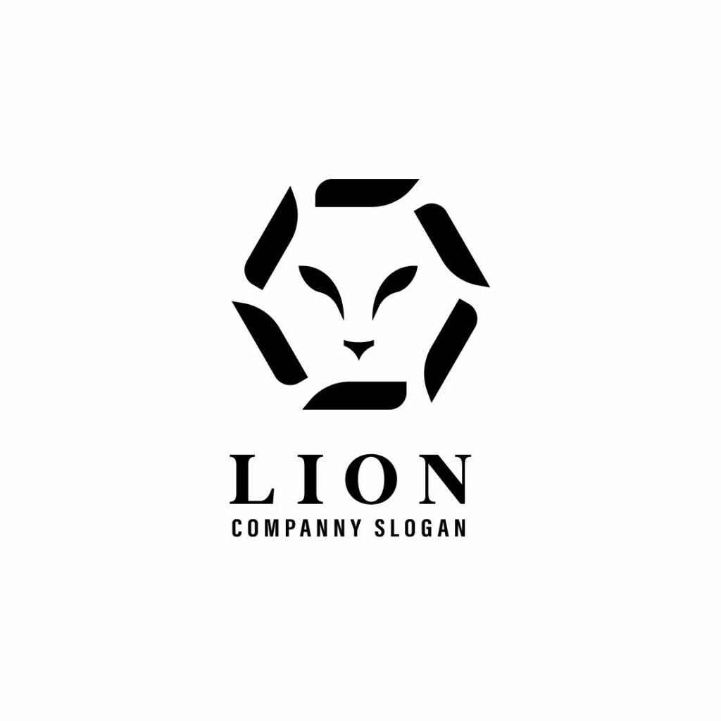Lion Company Logo - MasterBundles